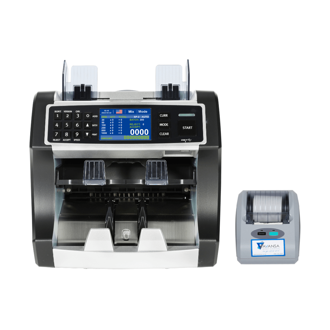 Avansa SuperSort 2900 Note Counter Printer - Avansa